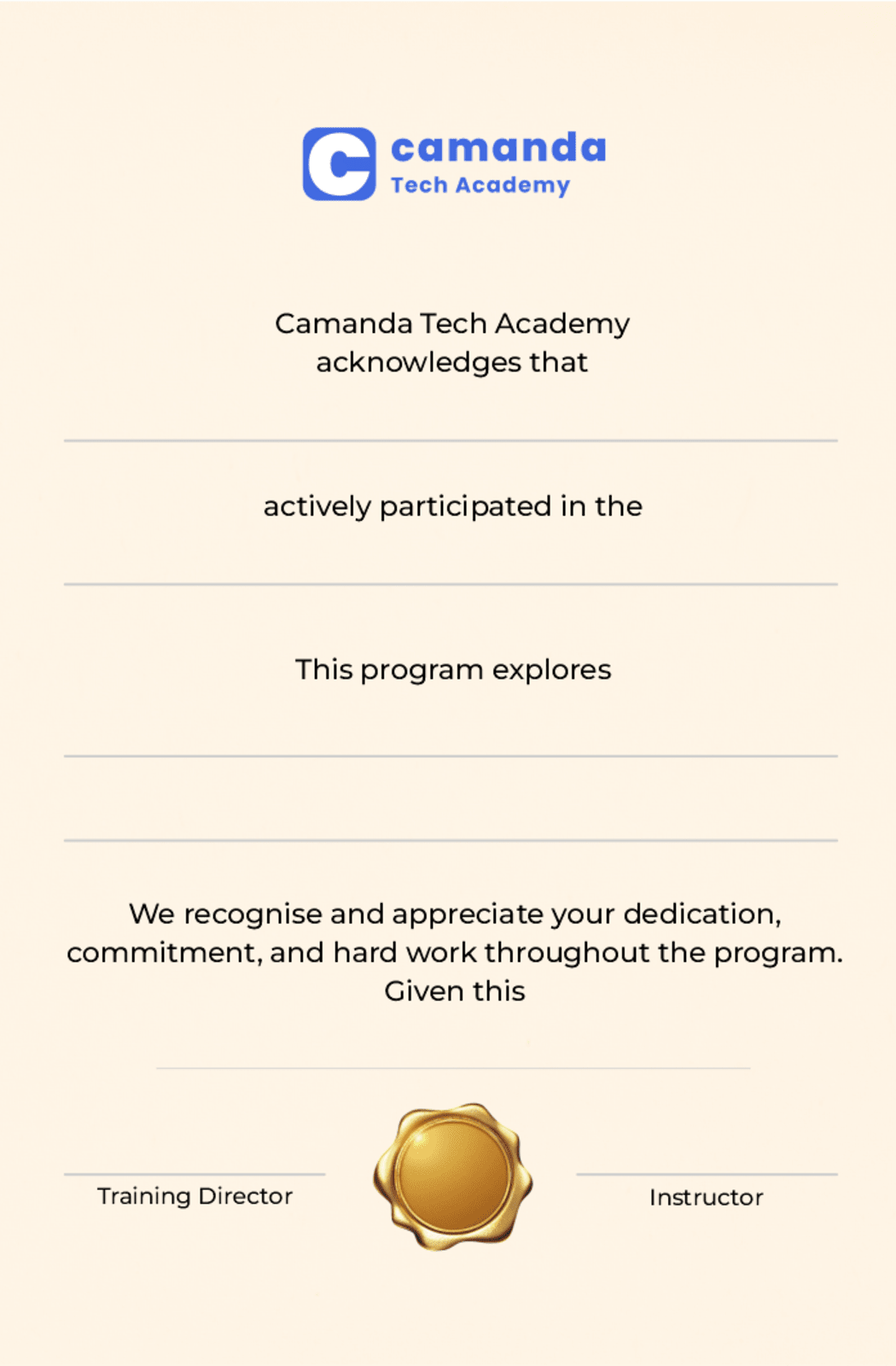 New template - Camanda Classroom